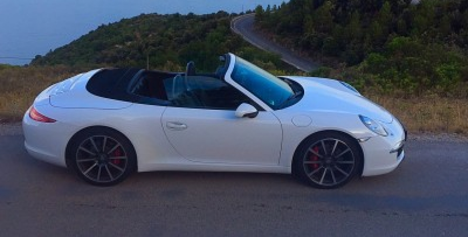 Porsche 911 Carrera Cabriolet à louer, voiture décapotable I LR MC